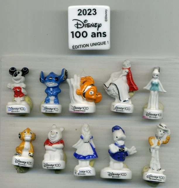 SÉRIE DE FÈVES : " LES 100 ANS DE DISNEY + LA FEVE COLLECTOR " EUR 35 ...