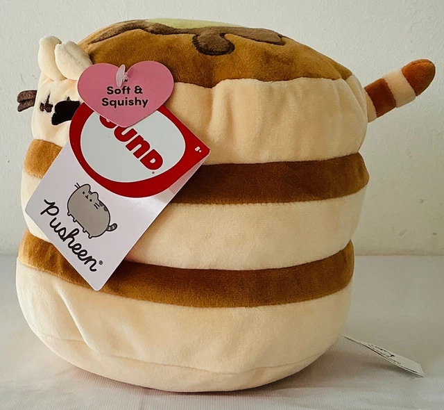 2026 GUND PUSHEEN Cat Squisheen Pancake Stack Plush Soft Toy Rare ...