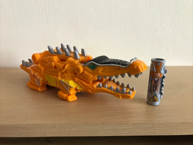 POWER RANGERS DINO Charge Orange Deinosuchus Zord and Charger Megazord ...