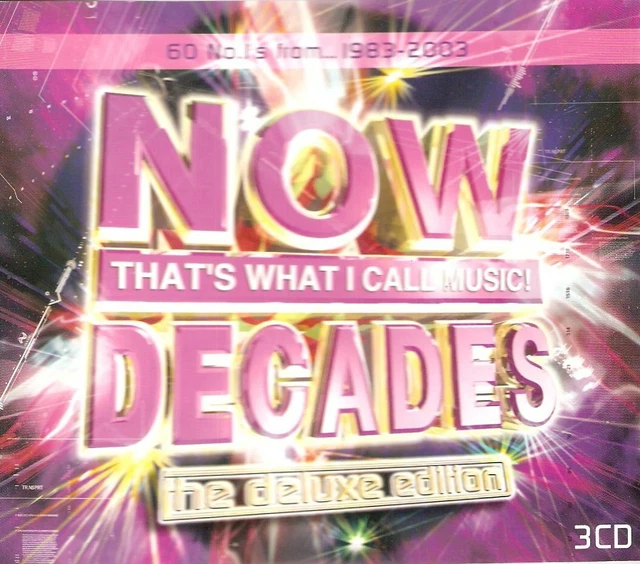 NOW THAT'S WHAT I Call Music - Decades (3xCD 2003) Deluxe Edition; 60 ...