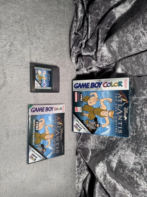 DISNEY'S ATLANTIS THE Lost Empire Game Boy Color game. UK PAL. BOXED ...