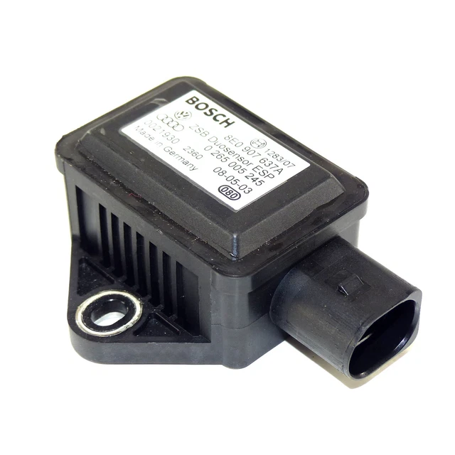 BOSCH SENSOR ESP 8E0907637A yaw angle rotary rate sensor VW Audi Seat ...