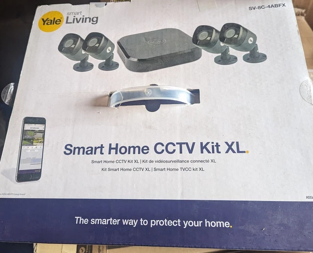 YALE SMART HOME CCTV kit XL 4 Camera System £200.00 - PicClick UK