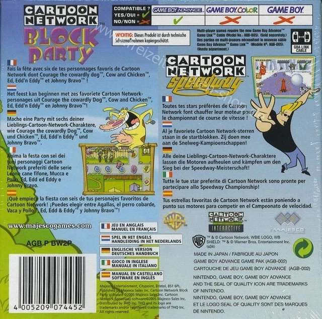 CARTOON NETWORK BLOCK Party + Cartoon Network Speedway - (Gameboy ...