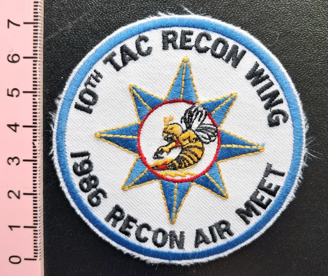 USAF PATCH 10TH Tactical Reconnaissance Wing F-4 Phantom RAF Alconbury ...