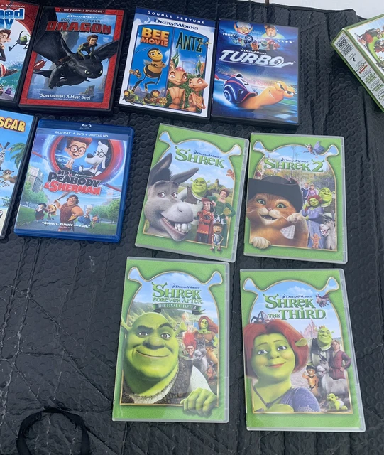 DREAMWORKS KIDS FAMILY 20 DVD Bundle Lot Movie Animated Shrek Croods ...