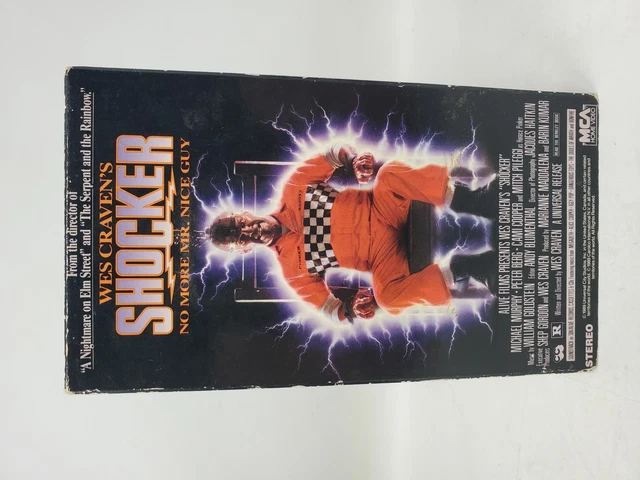 VHS TAPE WES Craven's "Shocker" Horror Movie £3.98 - PicClick UK