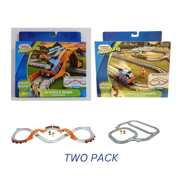 THOMAS & FRIENDS Adventures Curves + Straights AND Bridges + Bends ...