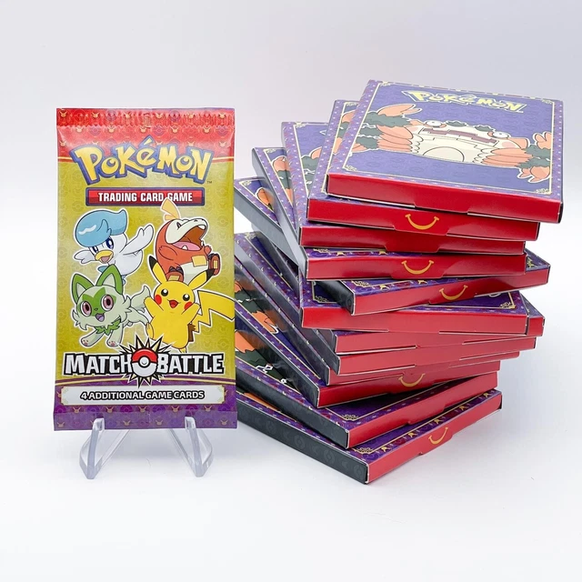 MCDONALDS HAPPY MEAL Pokemon Cards 2023 X5 Packs New Unopened Match mcdonalds-happy-meal-pokemon-cards-2023-x5-packs-new-unopened-match
