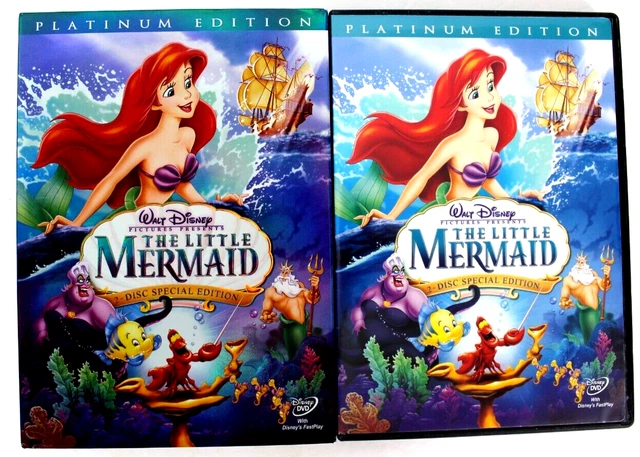 THE LITTLE MERMAID Dvd Platinum Edition 2- Disc Special Edition 2006 $7 ...