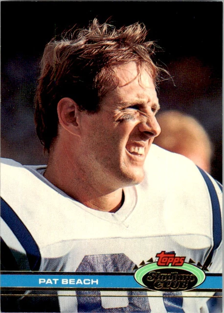 1991 STADIUM CLUB Pat Beach. Colts d'Indianapolis #276 EUR 1,94 ...