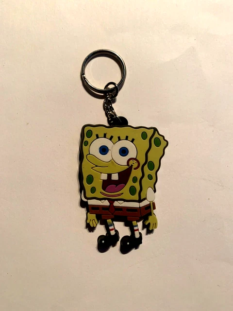 SPONGEBOB SQUAREPANTS KEY Chain Stephen Hillenburg 2002 Nickelodeon Tv ...