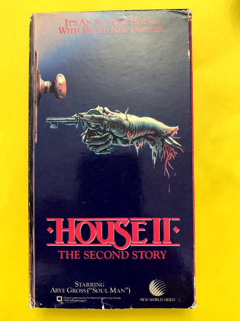 HOUSE II 2 : The Second Story VHS New World Video Horror Cult Non ...