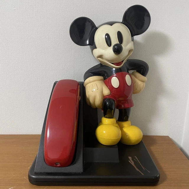 DISNEY MICKEY MOUSE Push Button Landline Telephone AT&T made in Japan ...