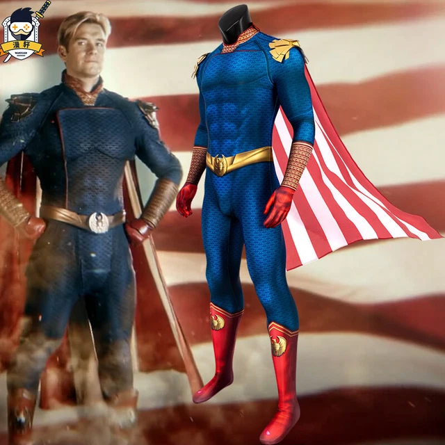 HOMELANDER COSTUME COSPLAY Suit John The Boys Season 1 Ver 1 Handmade £ ...