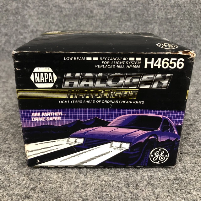 GE HALOGEN H4656 Low Beam Headlight Replaces 4652 & HP4656 $16.87 ...