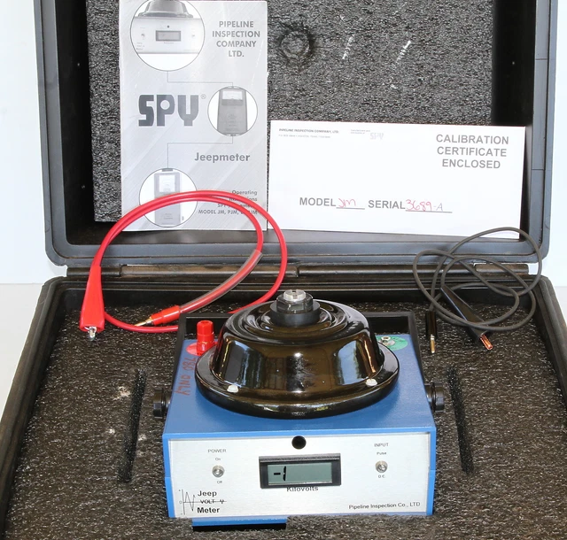 PIPELINE INSPECTION COMPANY SPY JM Jeepmeter 40kV Porosity Meter $1,490 ...