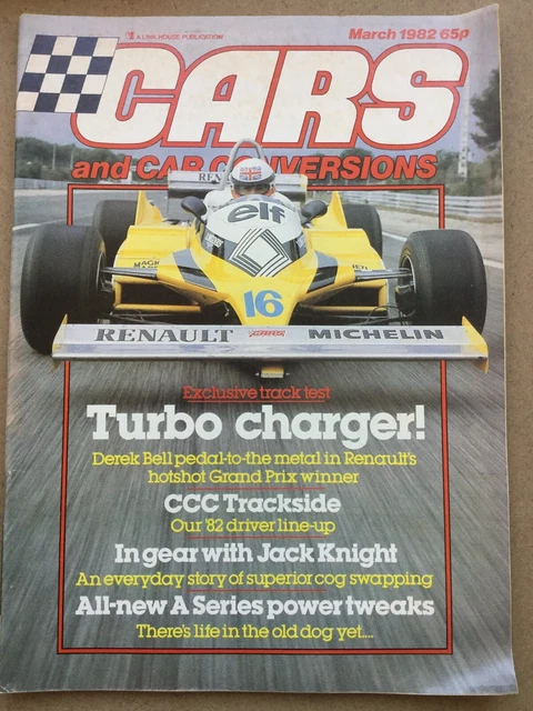 CARS AND CAR Conversion Magazine - March 1982 - Turbo Charger £7.49 ...