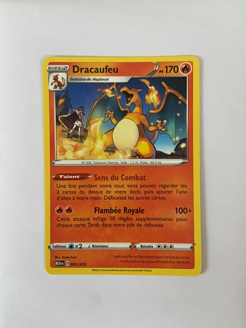 CARTE POKÉMON DRACAUFEU 001/015 EUR 200,00 - PicClick FR