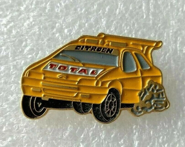 PIN'S LAPEL PIN pins PARIS DAKAR Auto CITROEN ZX RALLYE RAID TOTAL EUR ...