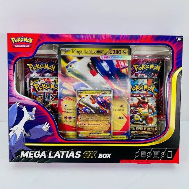 POKEMON TCG MEGA Evolution Mega Latios EX Box - Factory Sealed - Free ...