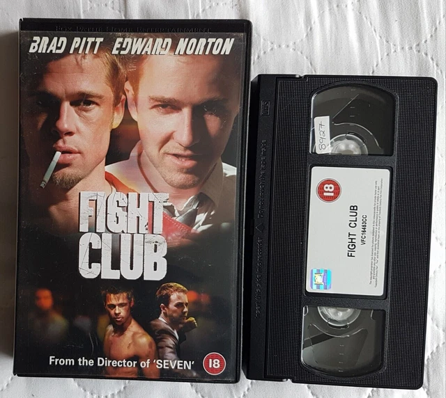 FIGHT CLUB (VHS) BIG BOX - Edward Norton + Brad Pitt + Jared Leto ...