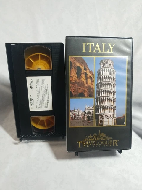 TRAVELOGUER COLLECTION TREASURES Of Italy VHS VCR Video Tape Movie RARE ...