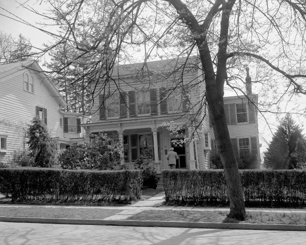 HOME OF DR Albert Einstein at 112 Mercer St In Princeton N J .. Old ...