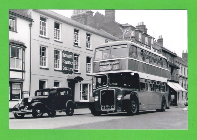 ISLE OF WIGHT Bus Photo - Southern Vectis 518 - KDL414 - 1954 Bristol LD Lodekka £2.75 - PicClick UK