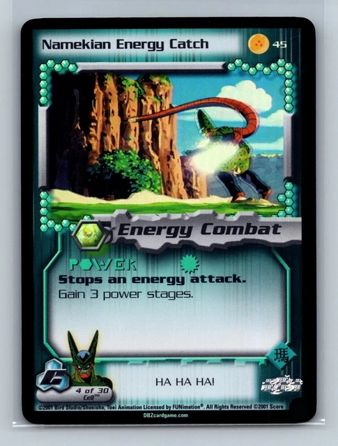DRAGON BALL Z TCG - Namekian Energy Catch 45 - FOIL - Cell Saga Score ...