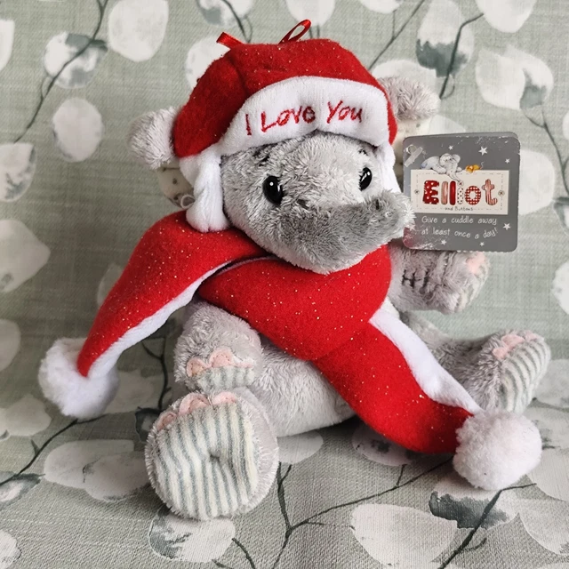 RARE! ELLIOT AND Buttons Christmas Outfit 6" Soft Toy Plush 2006 ...