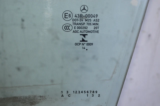 MERCEDES A CLASS Window Glass Left Front 2013-2016 W176 NSF Door Glass ...