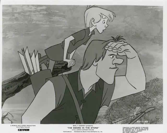 WALT DISNEY MERLIN The Sword In The Stone 1963 Vintage Photo Original N ...