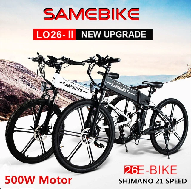 SAMEBIKE 26 ZOLL Elektrofahrrad Mountainbike E-Bike 35km/h Fahrrad ...