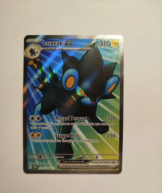 CARTE POKÉMON FR : Luxray Ex 195/167 Full Art EV06 Mascarade ...
