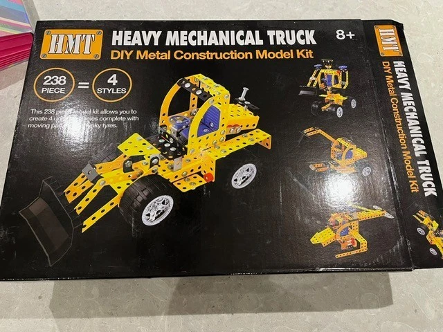 HEAVY MECHANICAL TRUCK DIY Metal Construction Model Kit £2.21 - PicClick UK