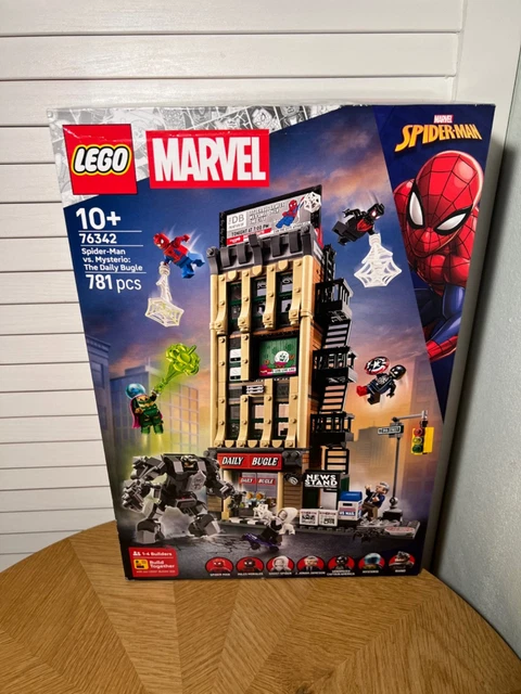 LEGO MARVEL SPIDER-MAN vs Mysterio The Daily Bugle 76342 Building Set ...