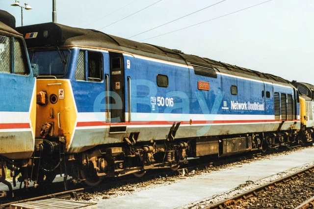 UK DIESEL TRAIN Railway Photograph Of Class 50 50016. Rm50-110 £1.70 ...