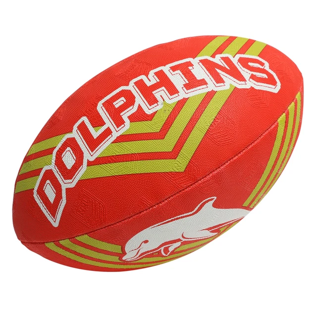 THE DOLPHINS NRL Steeden Rugby League Football Size 5! $44.95 - PicClick AU