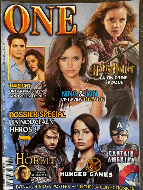 MAGAZINE ONE N°71, Twilight, Harry Potter, Nina Dobrev, Hunger Games ...