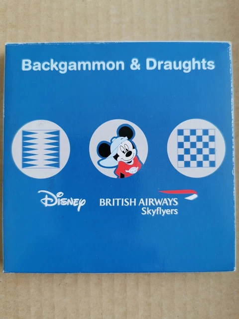 BRITISH AIRWAYS SKYFLYERS Disney Backgammon & Draughts £9.99 - PicClick UK