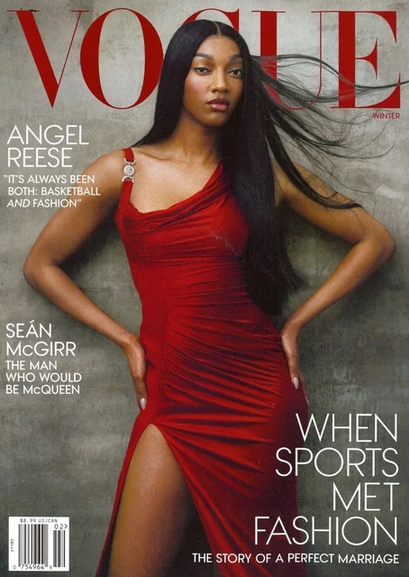 ANGEL REESE BASKETBALL WNBA Star Vogue Magazine (USA) Winter 2025 BRAND ...