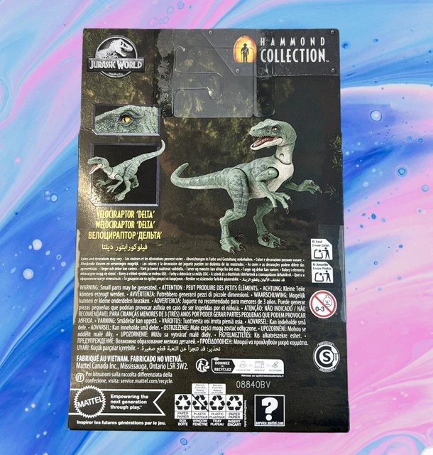 JURASSIC WORLD HAMMOND Collection Velociraptor Delta ! EUR 69,99 ...