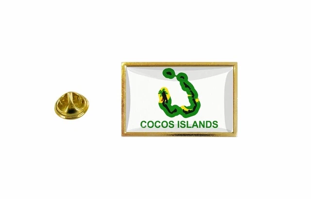 PINS PIN'S FLAG national badge map hat country CC cocos keeling islands EUR 4,19 - PicClick FR