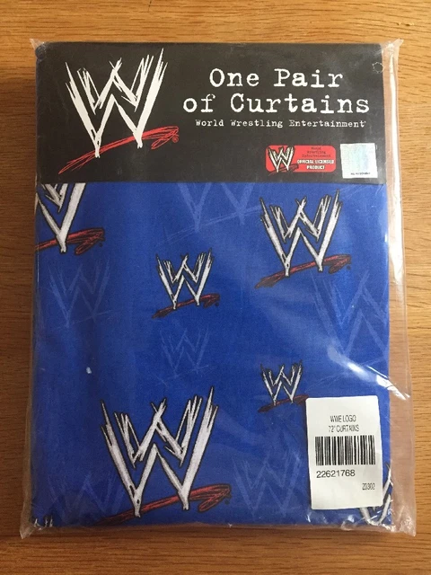 WWE CURTAINS £49.93 - PicClick UK