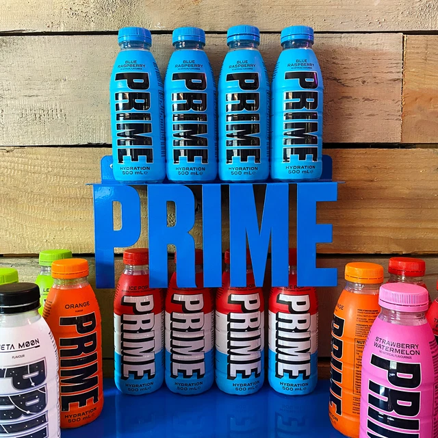 PRIME HYDRATION DRINKS Shelf KSI Logan Paul Energy Storage Energy Drink ...
