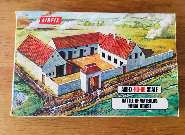 AIRFIX BATTLE OF Waterloo Farm House model H0-00 scale boxed incomplete ...