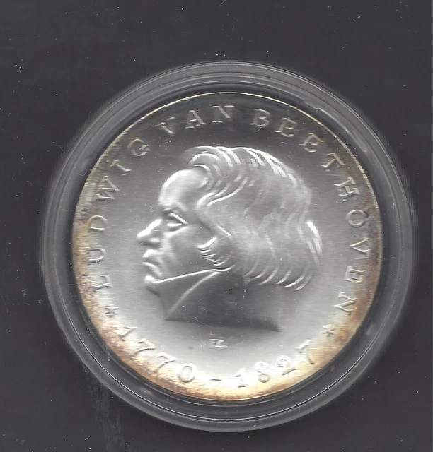DDR 10 MARK Ludwig van Beethoven 1970 Silber! Stempelglanz EUR 23,50 ...