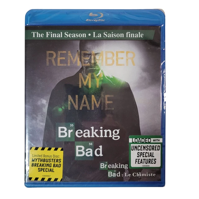 BREAKING BAD THE Final Season (Blu-ray, 2-Disc Set) Brand New & Sealed ...