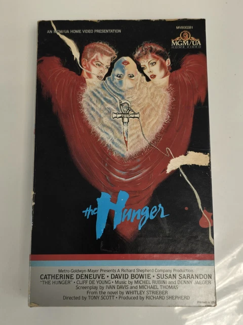 THE HUNGER VHS MGM/UA Big Book Box VHS 80s Vampire Horror David Bowie 1982 £17.79 - PicClick UK